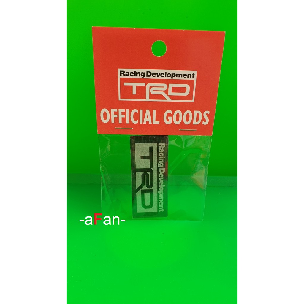 TRD CARBON STICKER B LOGO TYPE JDM Japan | Shopee Philippines