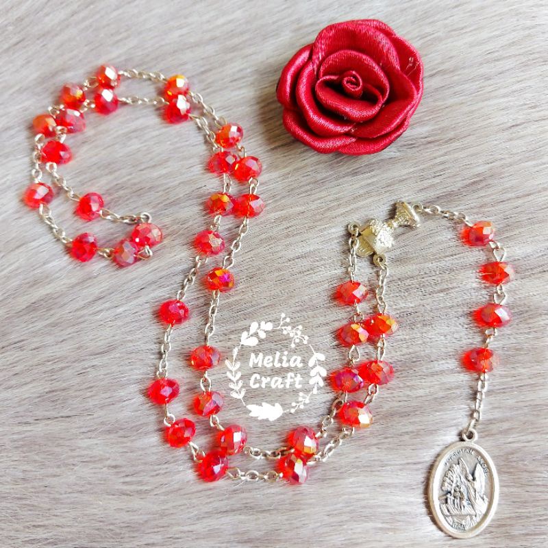 Rosary Saint Michael Mikhael/ - Includes Prayer Card - Authentic ...