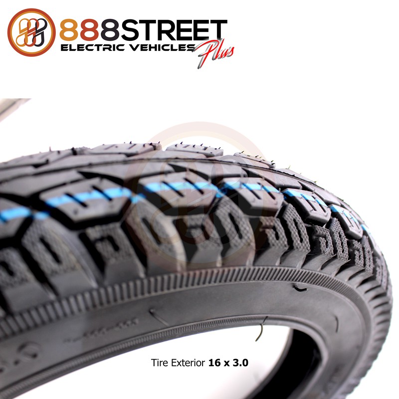 BEMS 16X2.125 16x2.50 16x3.00 eBike Electric Electronic Tire Exterior ...