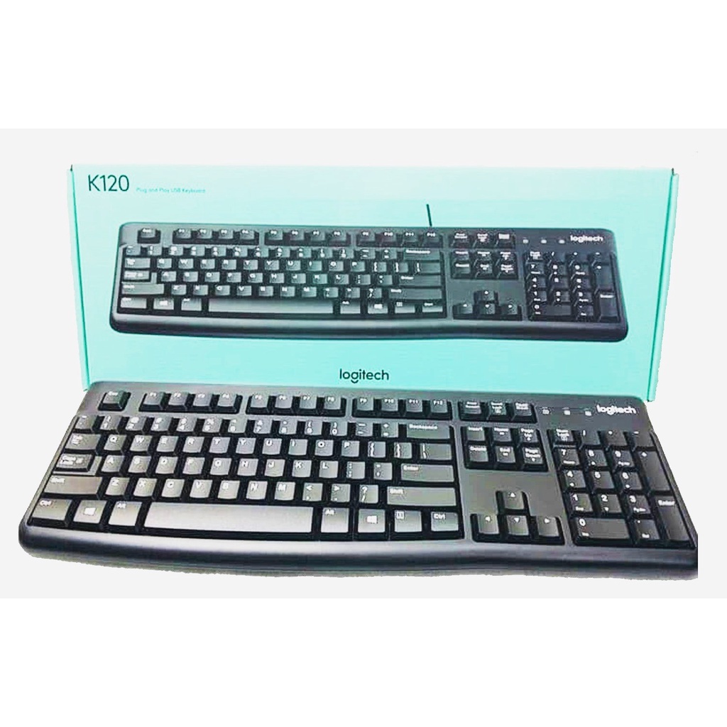 LOGITECH K120 Plug & Play USB Keyboard | Shopee Philippines