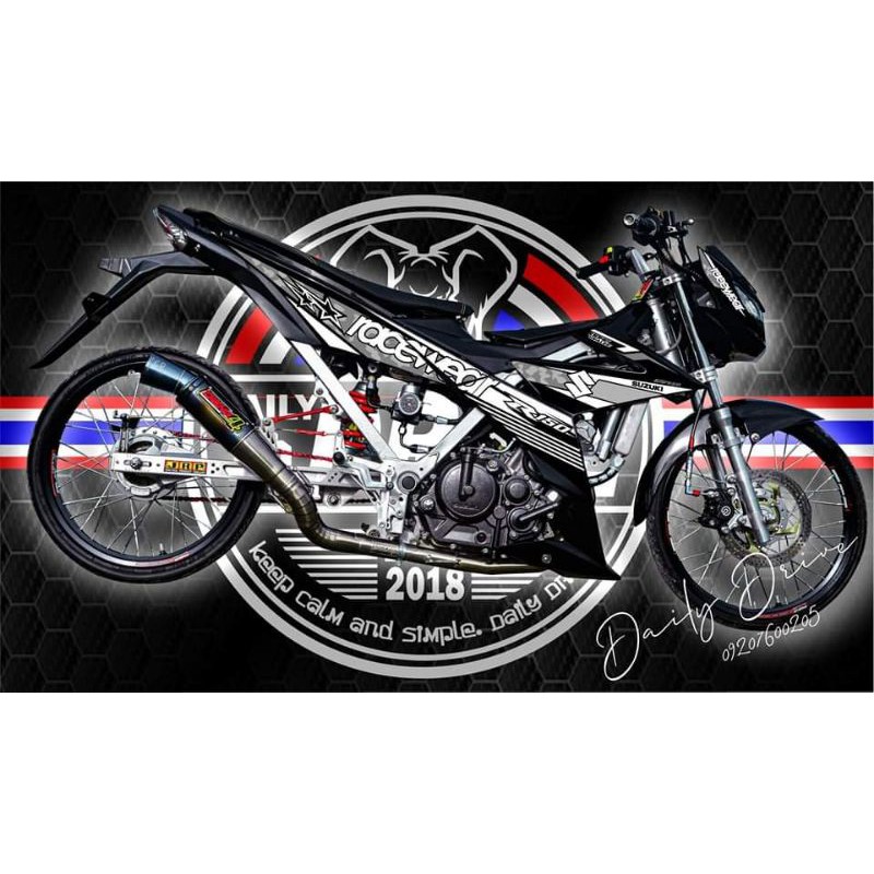 Raider 150 fi Decals (RACE WEAR) | Shopee Philippines