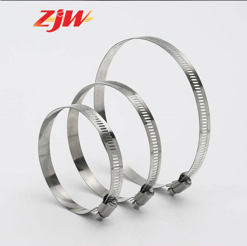 ZJW Ø100/Ø200/Ø300/Ø400mm Stainless Steel Telephone Pole Clamp CCTV ...