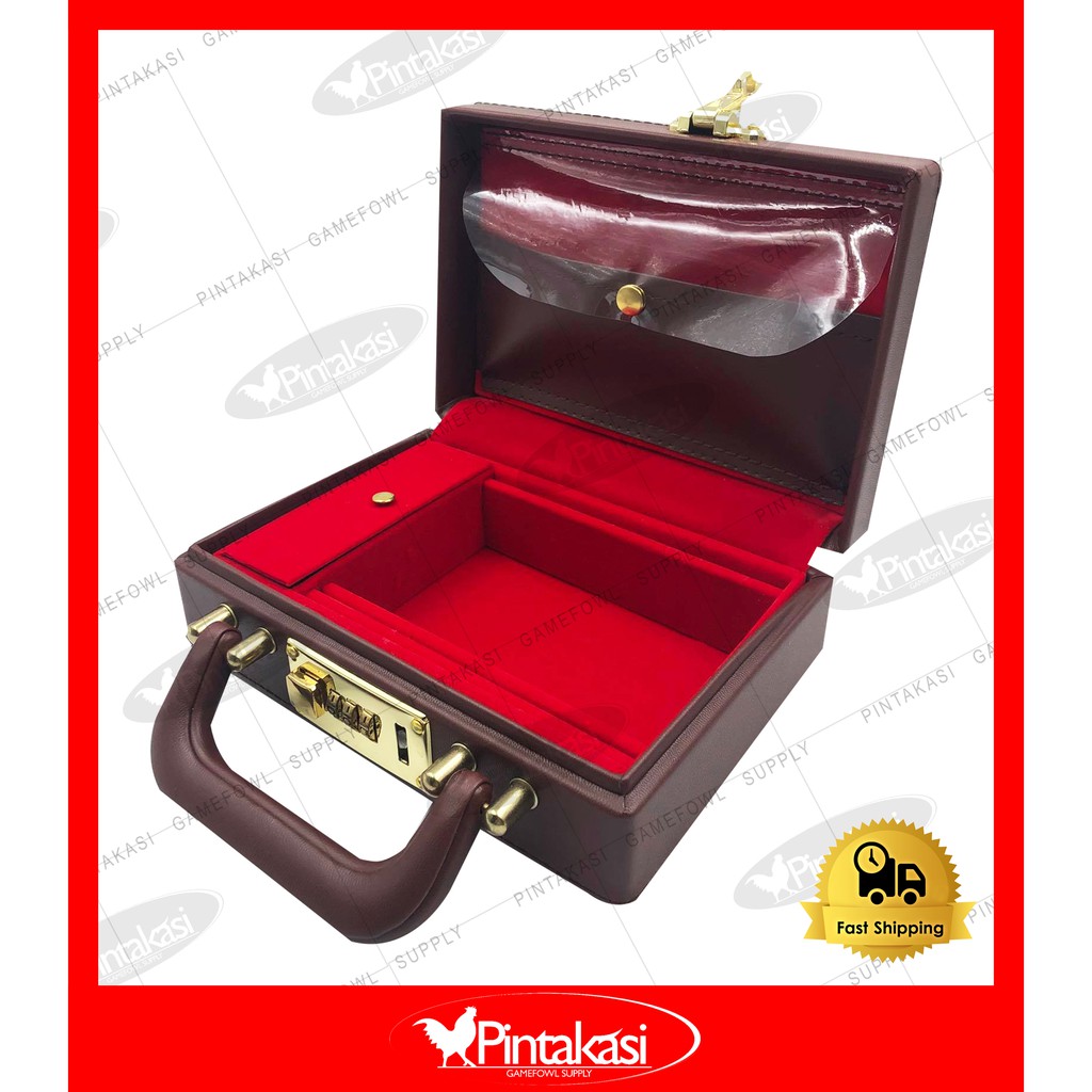 Tari Case Ordinary (Chocolate Brown) 12pcs Blade Capacity for Gamefowl ...