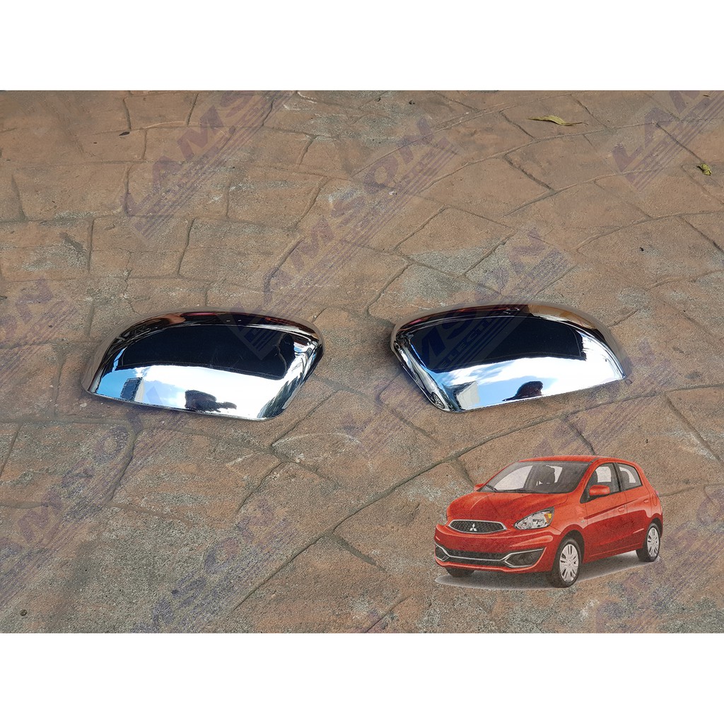Mitsubishi Mirage 2013 - 2025 Side Mirror Cover Chrome | Shopee Philippines