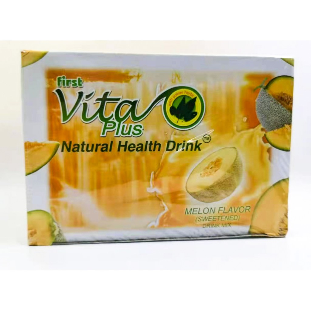 First Vita Plus Melon Natural Health Drink 20sachets | Shopee Philippines