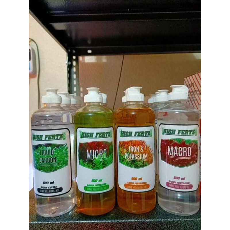 HIGH FERTZ 500ml (Macro, Micro, Liquid Carbon, Iron & Potassium ...
