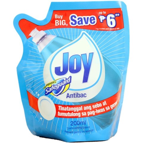 Joy Dishwashing Liquid Antibac Refill | 175mL | Shopee Philippines