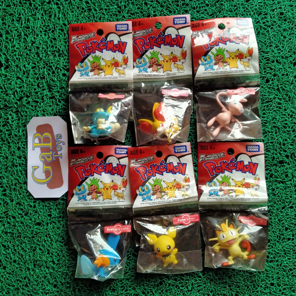 Pokemon Figure Package - Takara Tomy Original Moncolle Friends (6 ...