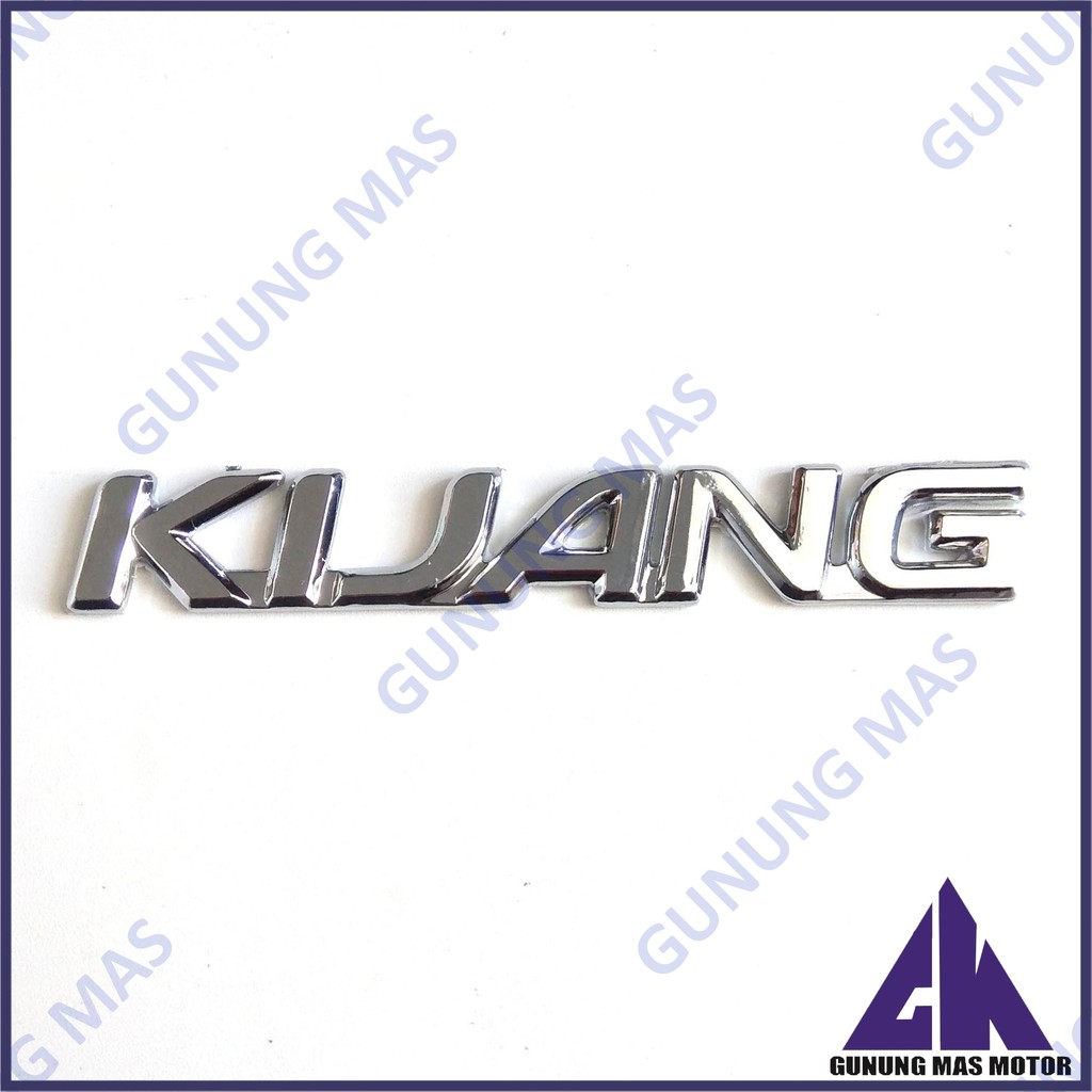 Kijang Logo Emblem for Toyota Kijang Kapsul with Stick-on Letters ...
