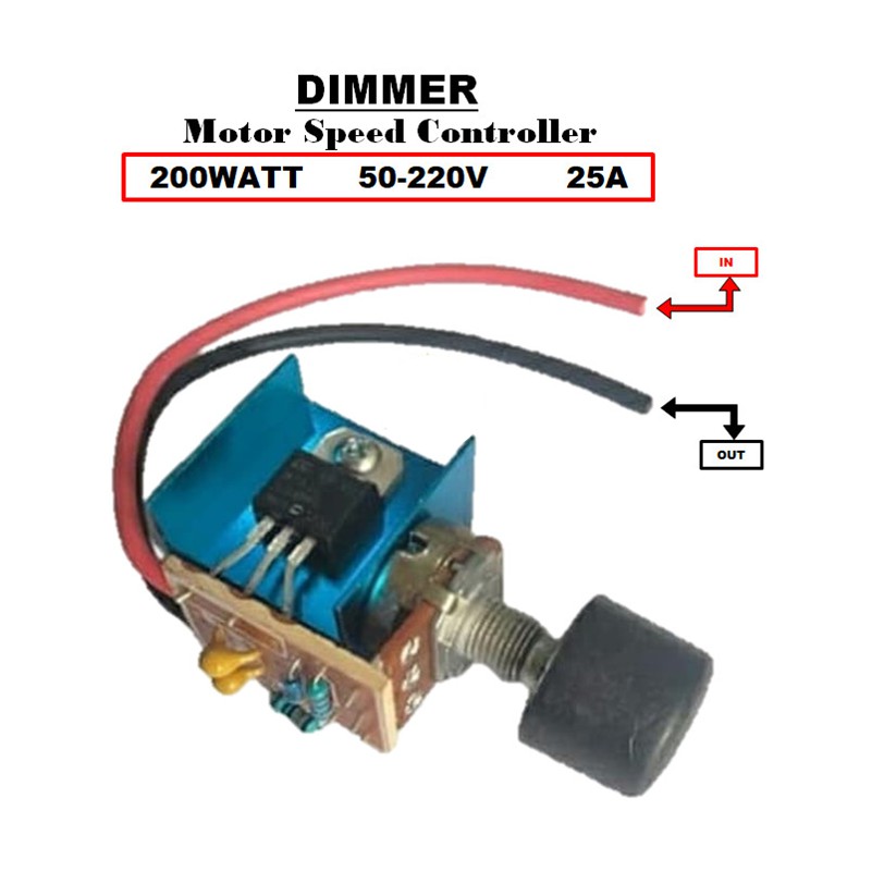 MESIN Dimer Machine Rotational Speed Dimmer Voltage Speed Controller ...