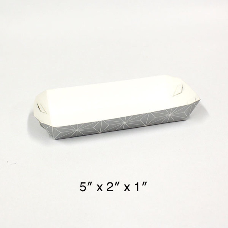 50pcs Food Tray Paper Plate for Fries and Nachos (small serving for ...