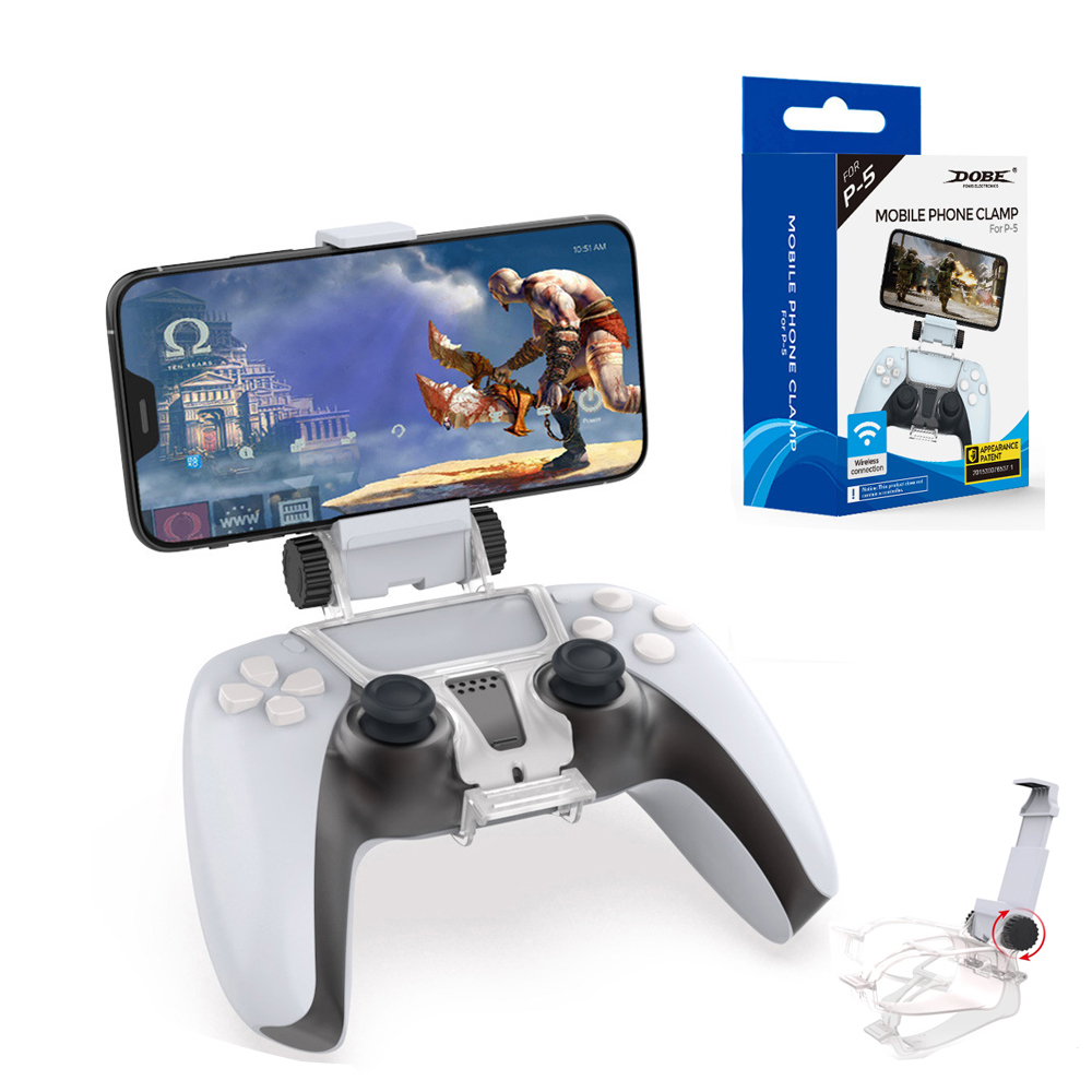 Just Stand For Ps5 Playstation 5 Gamepad Controller Smart Phone Cellphone Mount Holder Support 