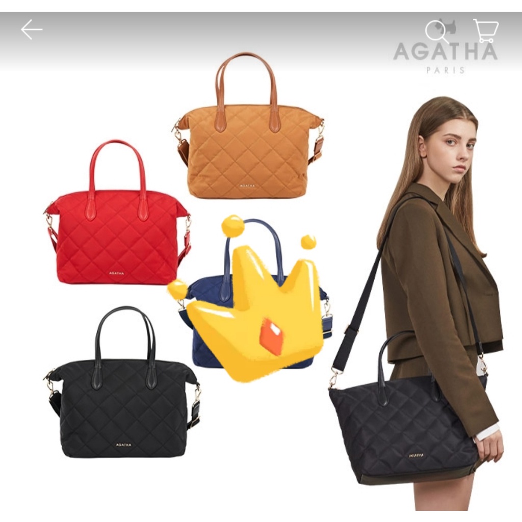 Agatha Paris Dream Tote Bag | Shopee Philippines