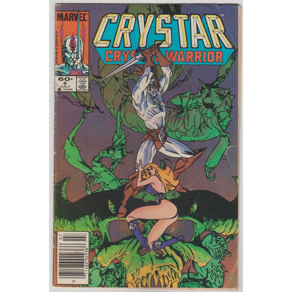 Saga of Crystar Crystal Warrior 6, 8 (1984) X-Men's Nightcrawler guests ...