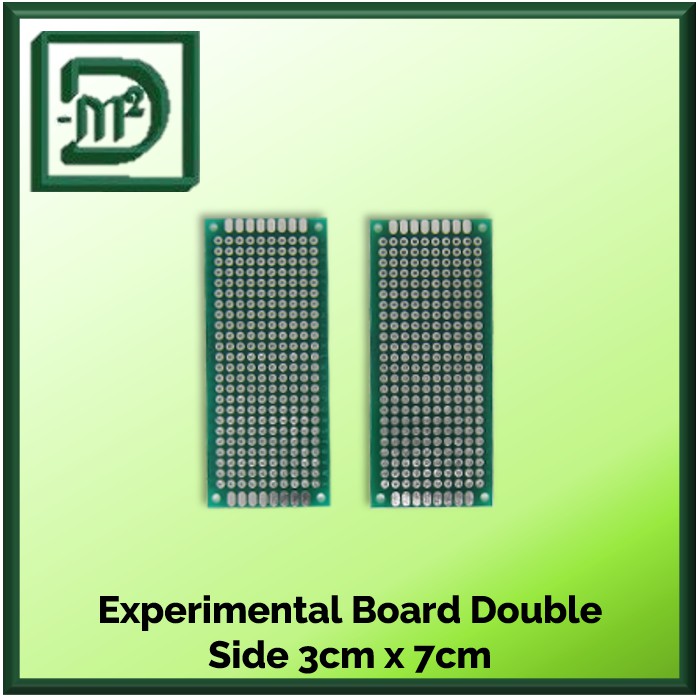 PCB Experimental Board Double Side 3cm x 7cm (2pcs) | Shopee Philippines