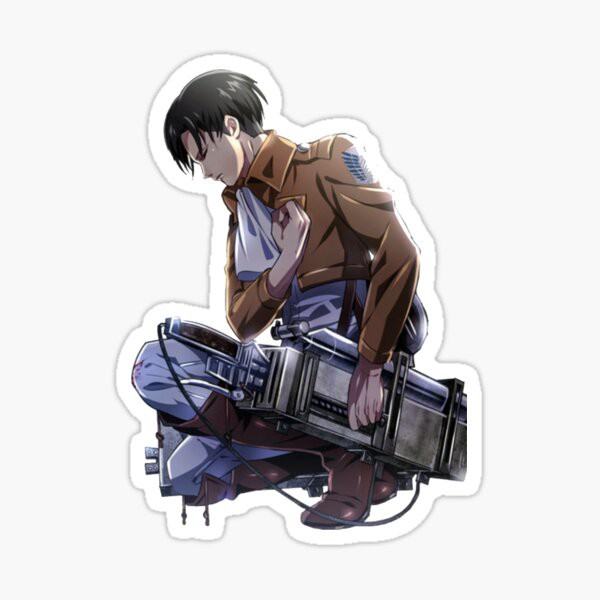 Anime Stickers / Levi Ackerman Attack on Titan Sticker / Laminated ...