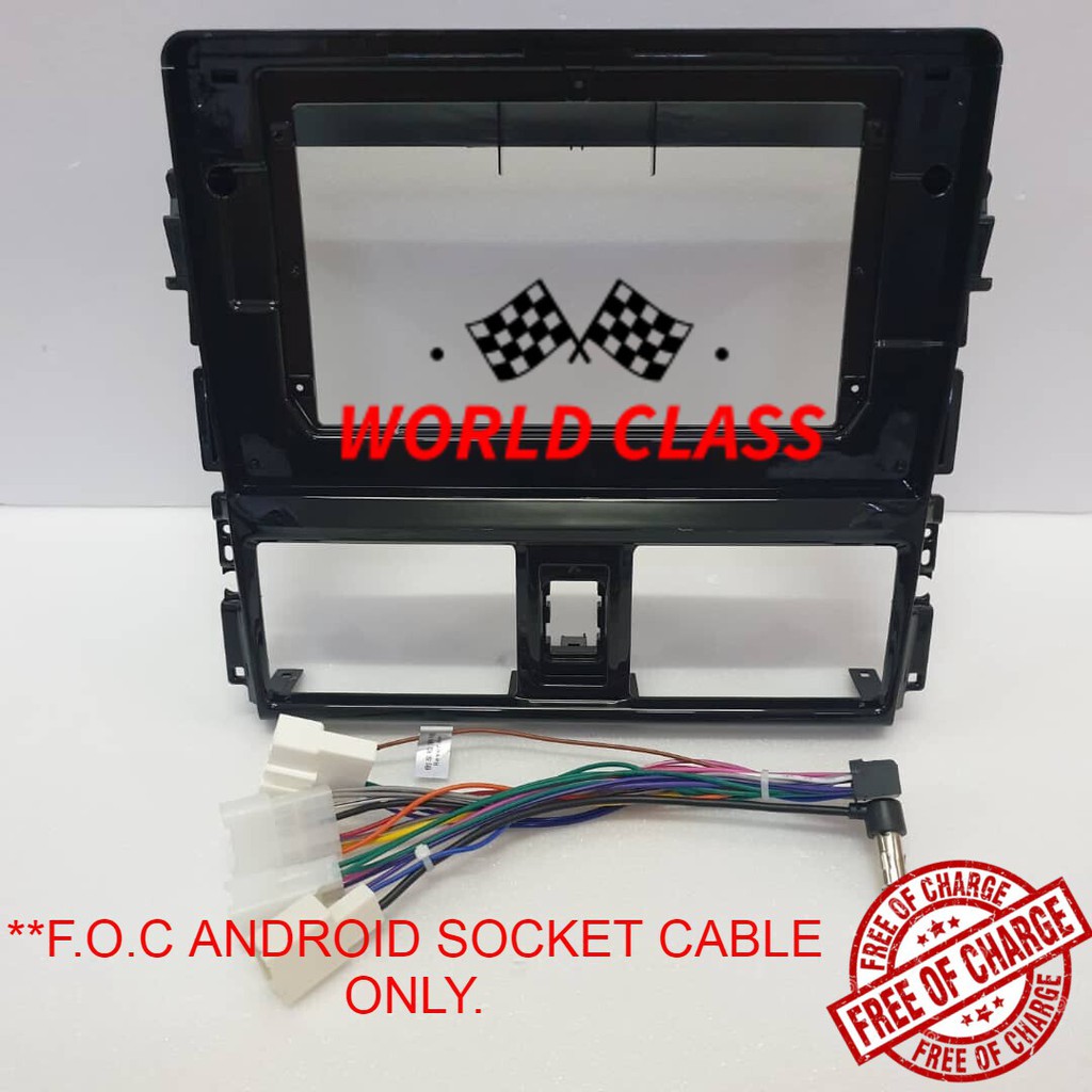 TOYOTA VIOS 2014-2018 10" ANDROID CASING (FREE PLUG & PLAY CABLE ...