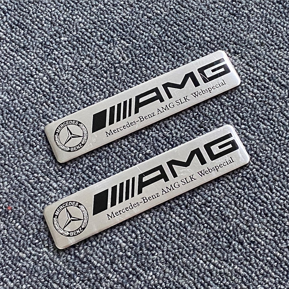 3D Metal Car Standard Modified Aluminum Alloy Car Sticker For AMG ...