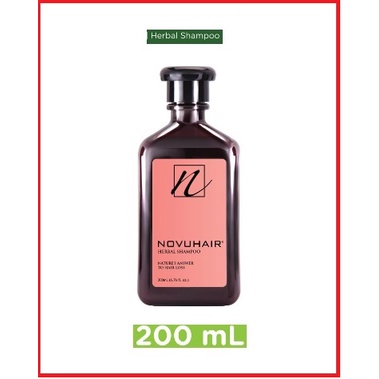 NOVUHAIR Anti-Hair Loss Herbal Shampoo - 200ml (AUTHENTIC) | Shopee ...