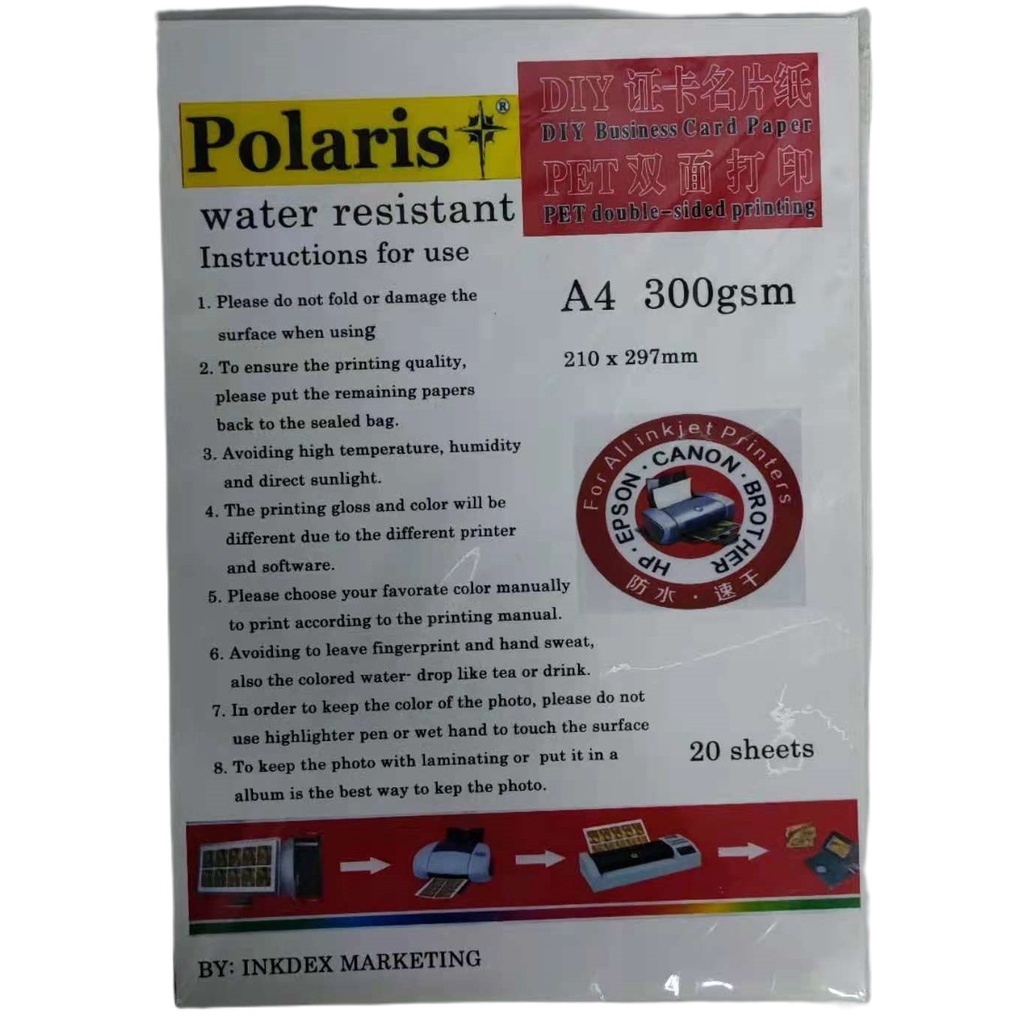 Double sided printable calling card sheets, Easy ID sheets, Water ...