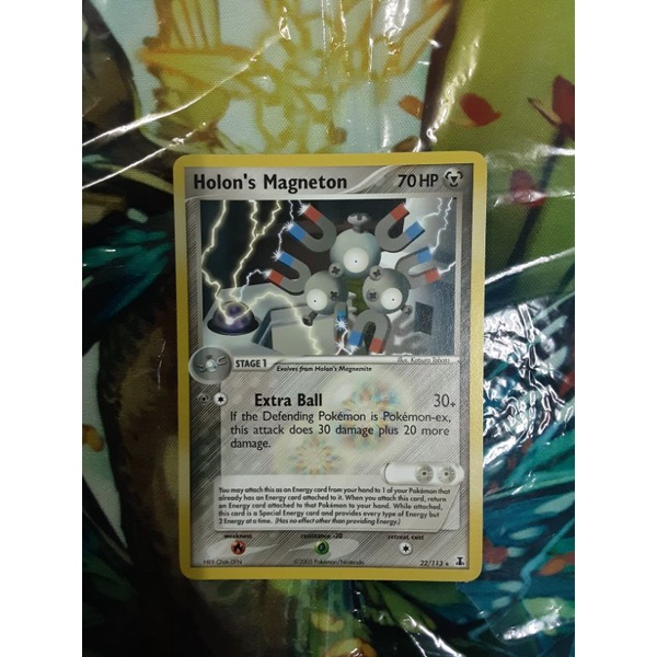 Pokemon TCG Holon's magneton rare | Shopee Philippines