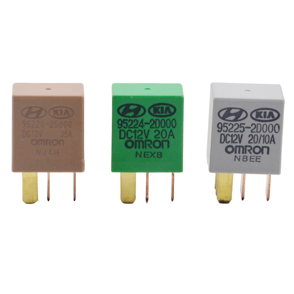 1PC Car Violet Relay for KIA 12V OMRON Green/Gold/Grey/Orange/Black ...