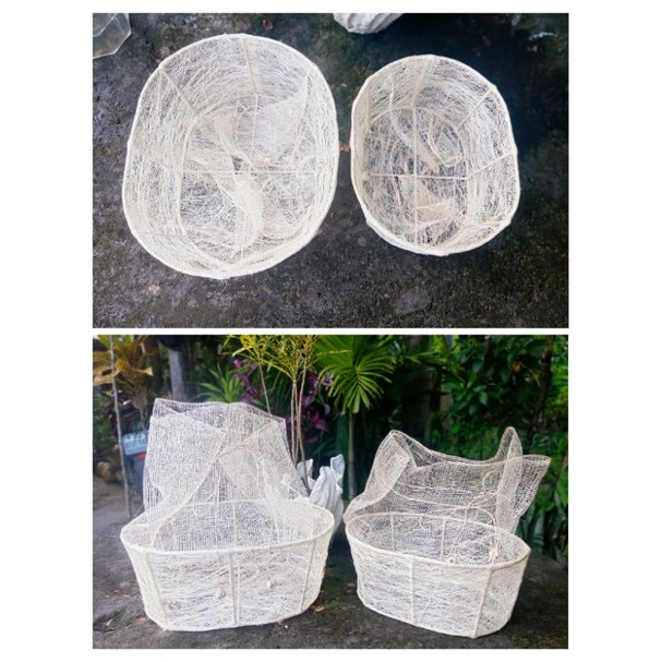 Abaca Basket Set/2 pcs, 1 pc Bucket Basket | Shopee Philippines