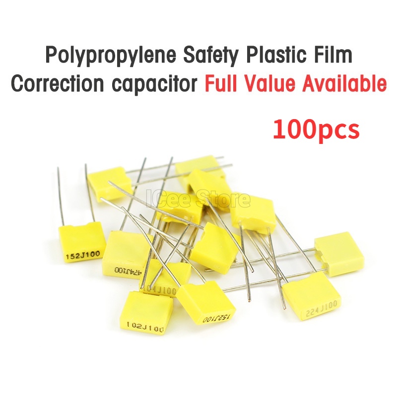 100Pcs Correction Capacitor 100V 222J 472J 103J 223J 473J 104J ...