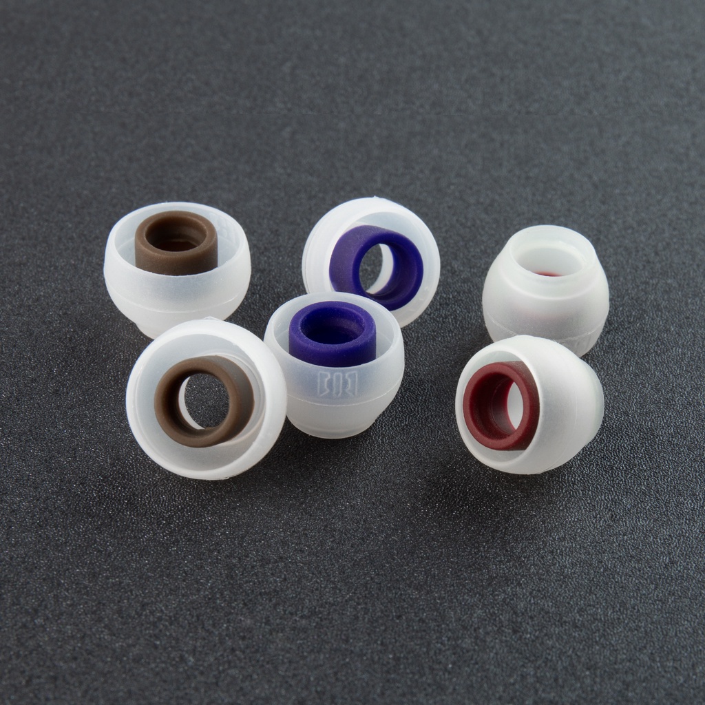 TRI Clarion Silicone Earphone Eartips 3 Pairs for S/M/L Size Headphone ...