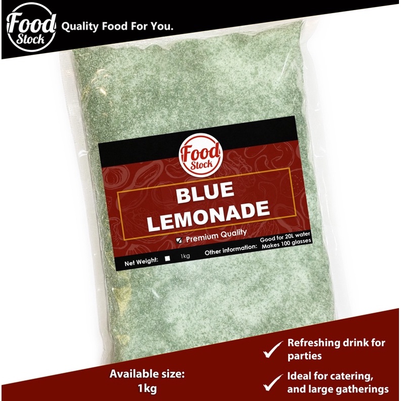 Food Stock Blue Lemonade Juice (1kg) | Shopee Philippines