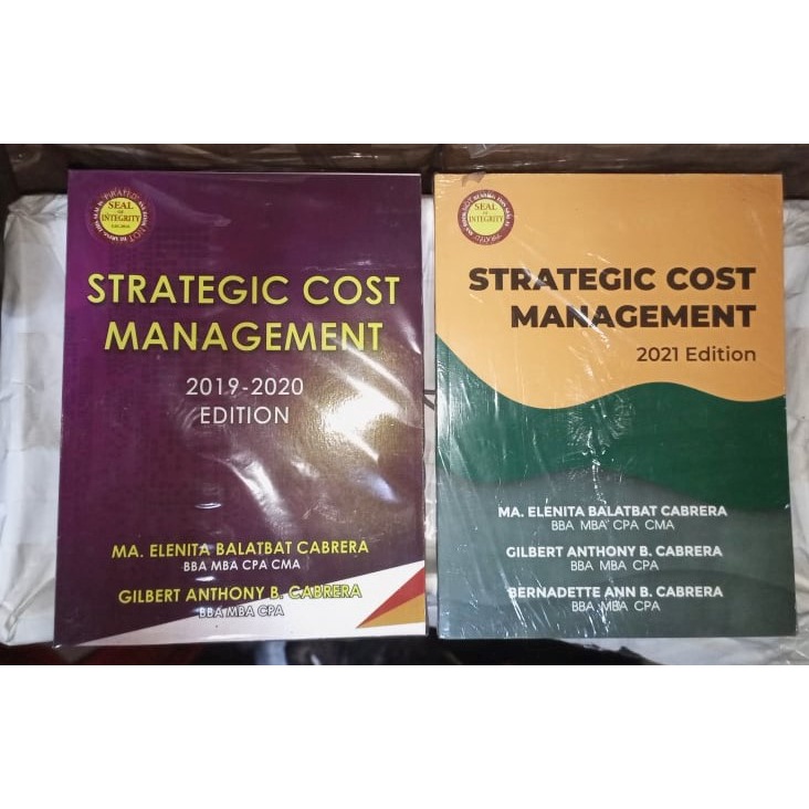 STRATEGIC COST MANAGEMENT By Cabrera | Shopee Philippines