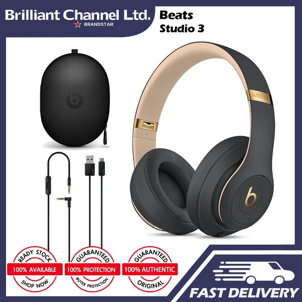 Beats - Studio 3 Wireless Over-Ear Bluetooth Headphones | Shopee ...