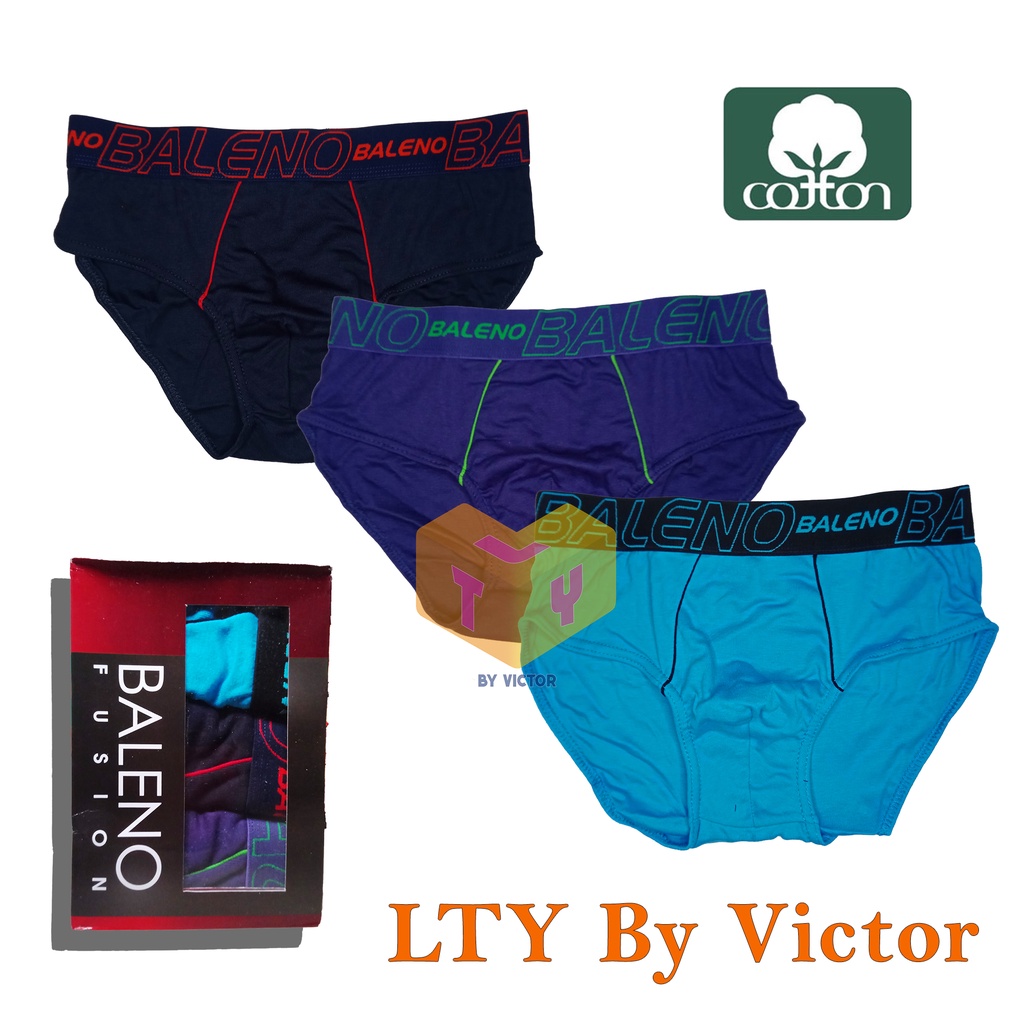 100% ORIGINAL 3-in-1 BALENO BRIEFS UNDERWEAR FOR TEENS AND MEN ( ADULT ...