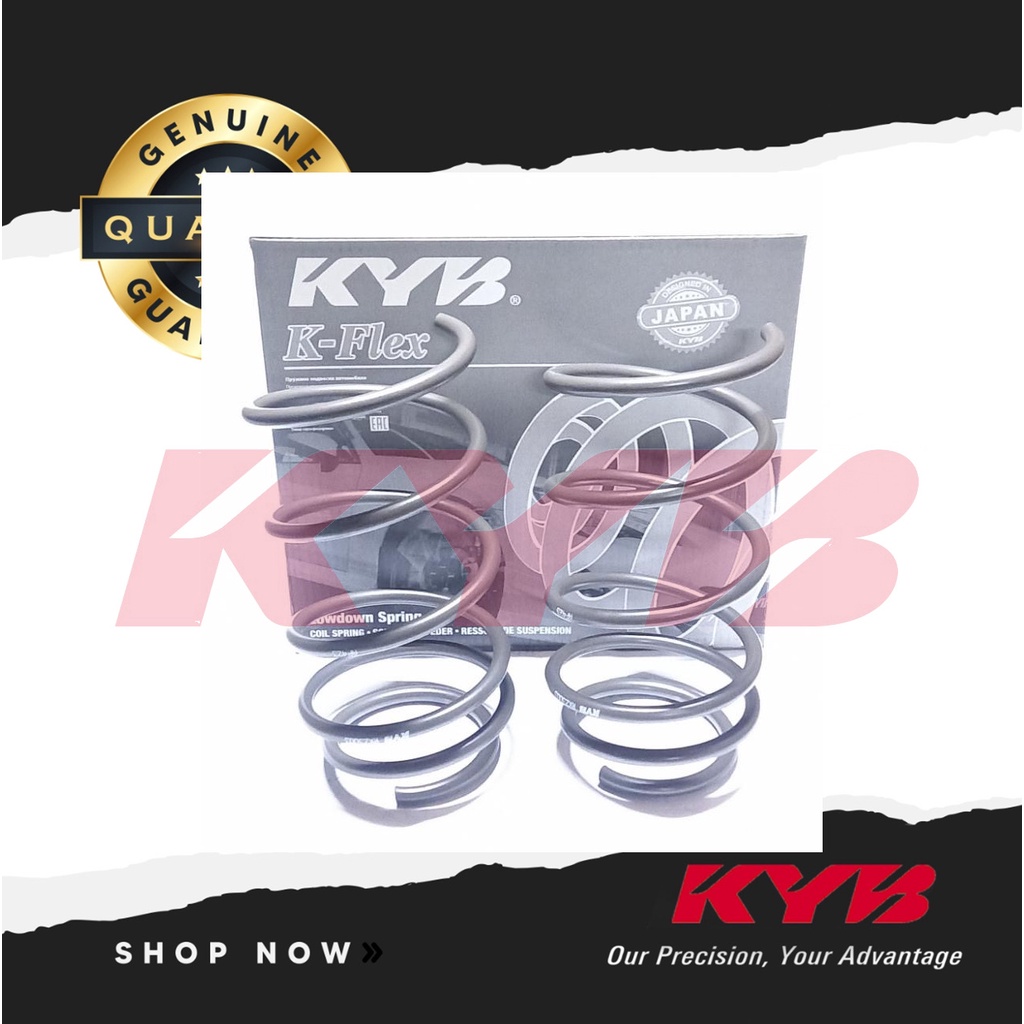 KYB (2pcs) Kflex Lowering Spring Front for Toyota Corolla, Altis ZZE141 ...
