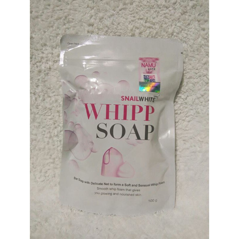 SNAILWHITE WHIPP SOAP (100G) | Shopee Philippines