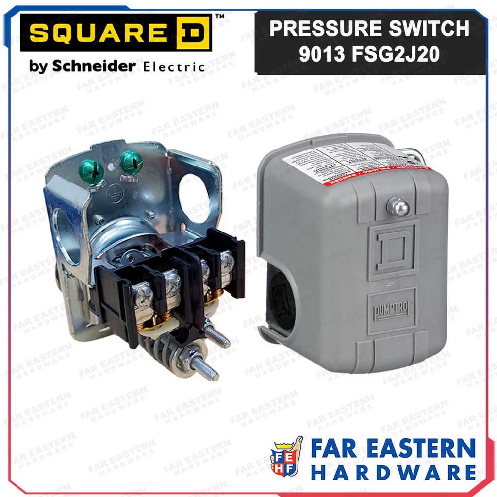 Square D Pumptrol Pressure Switch 20/40 for Water Tank | Shopee Philippines