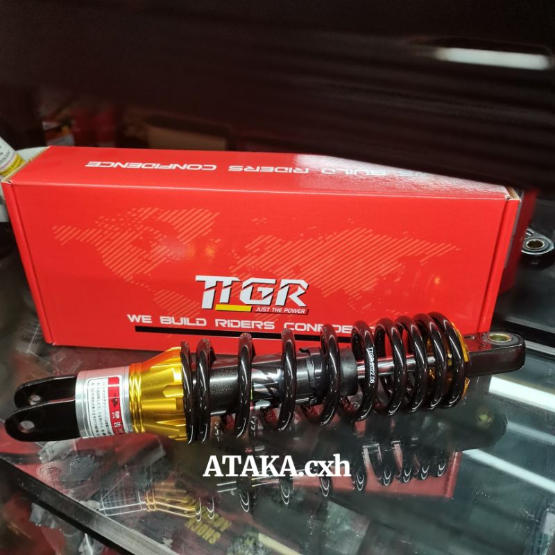 TTGR MOTORCYCLE REAR SHOCK 300MM Mio Sporty/ Beat/ Mioi 125/Skydrive/Click/Souli125 /FINO/gear ...