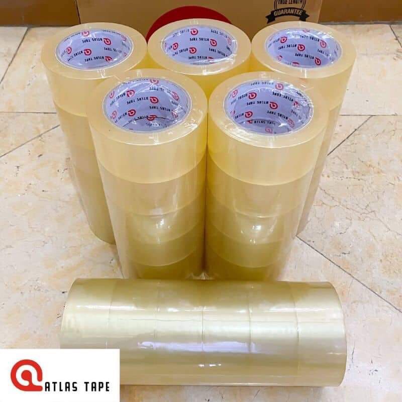 Atlas Tape 2 x 100 meters Packaging Tape/Packing Tape/(Color:Clear or ...