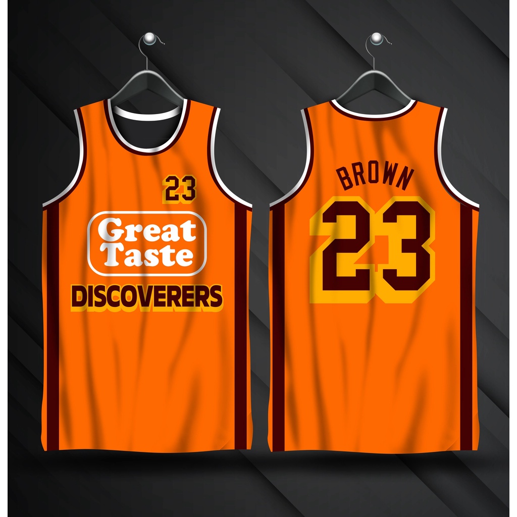 PBA RETRO JERSEY | GREAT TASTE DISCOVERERS RICKY BROWN #23 | FULL ...