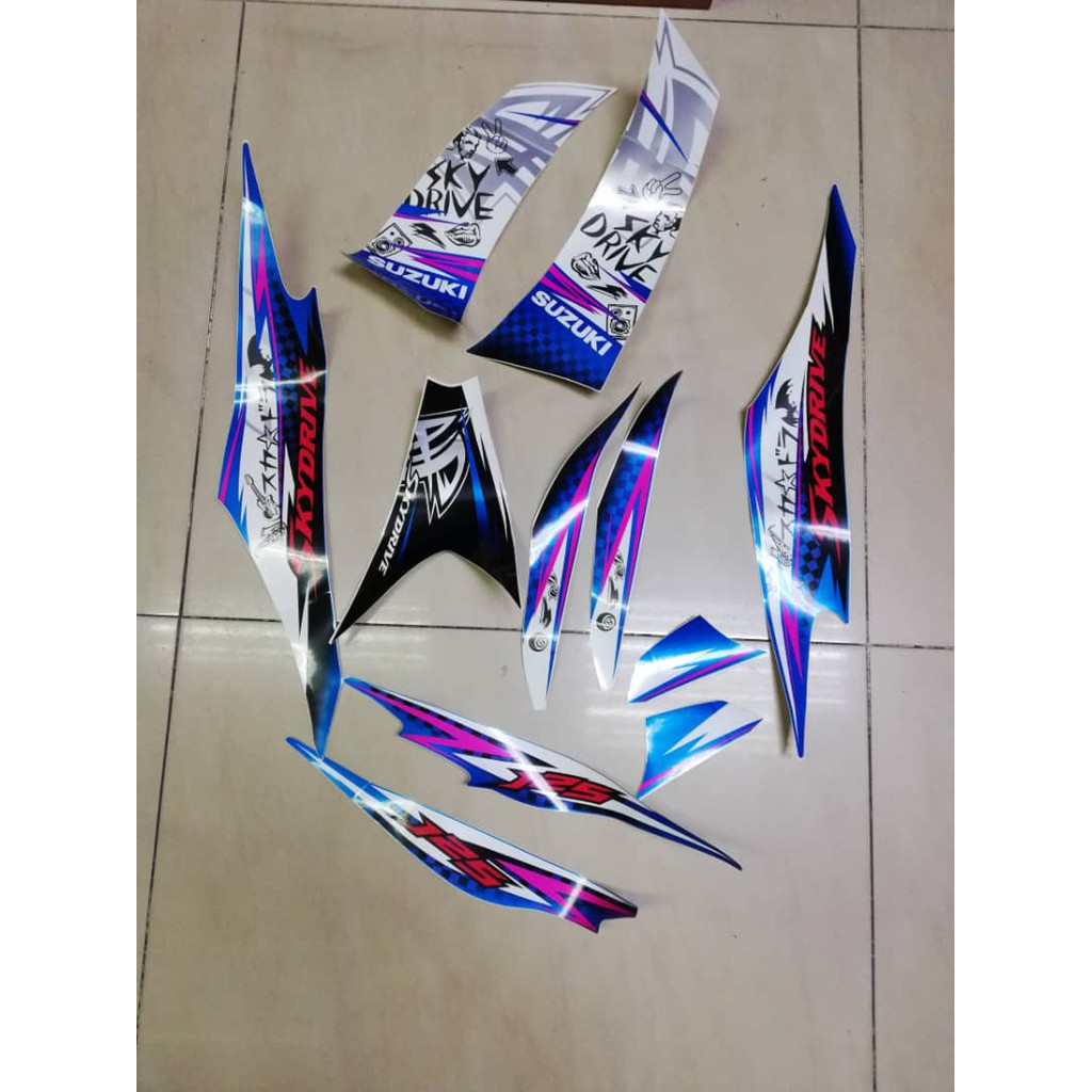 STICKER FOR COVER SET SUZUKI SKYDRIVE | Shopee Philippines