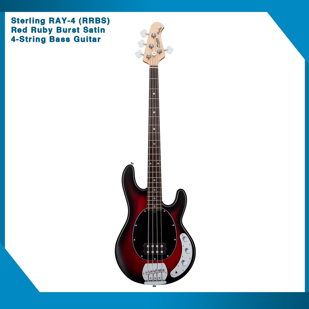 RAY-4 Bass Guitar 4-string Sterling by Musicman SUB Series RRBS (CH ...