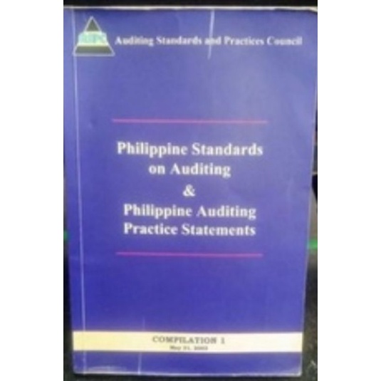 Philippine Standards on Auditing and Philippine Auditing Practice ...