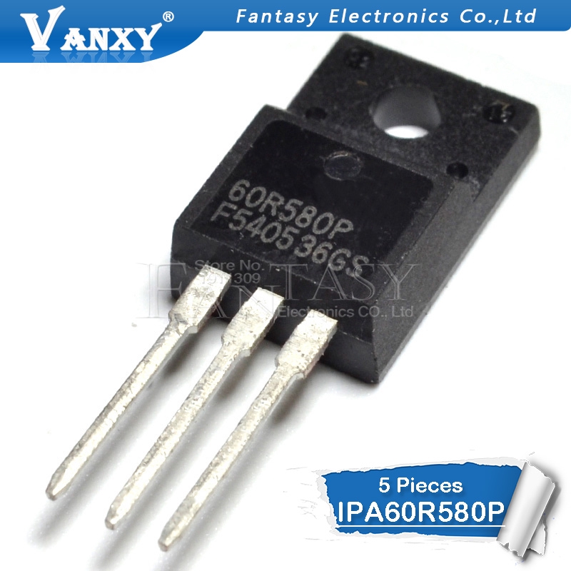 5pcs IPA60R580P TO-220F 60R580P TO220F IPA60R580 60R580 TO-220 ...