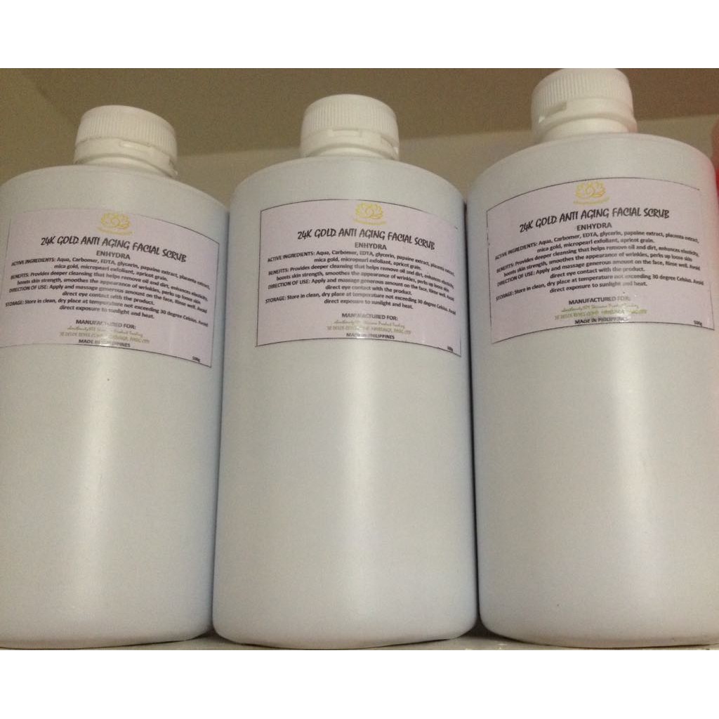 24k gold facial scrub 500 ML | Shopee Philippines