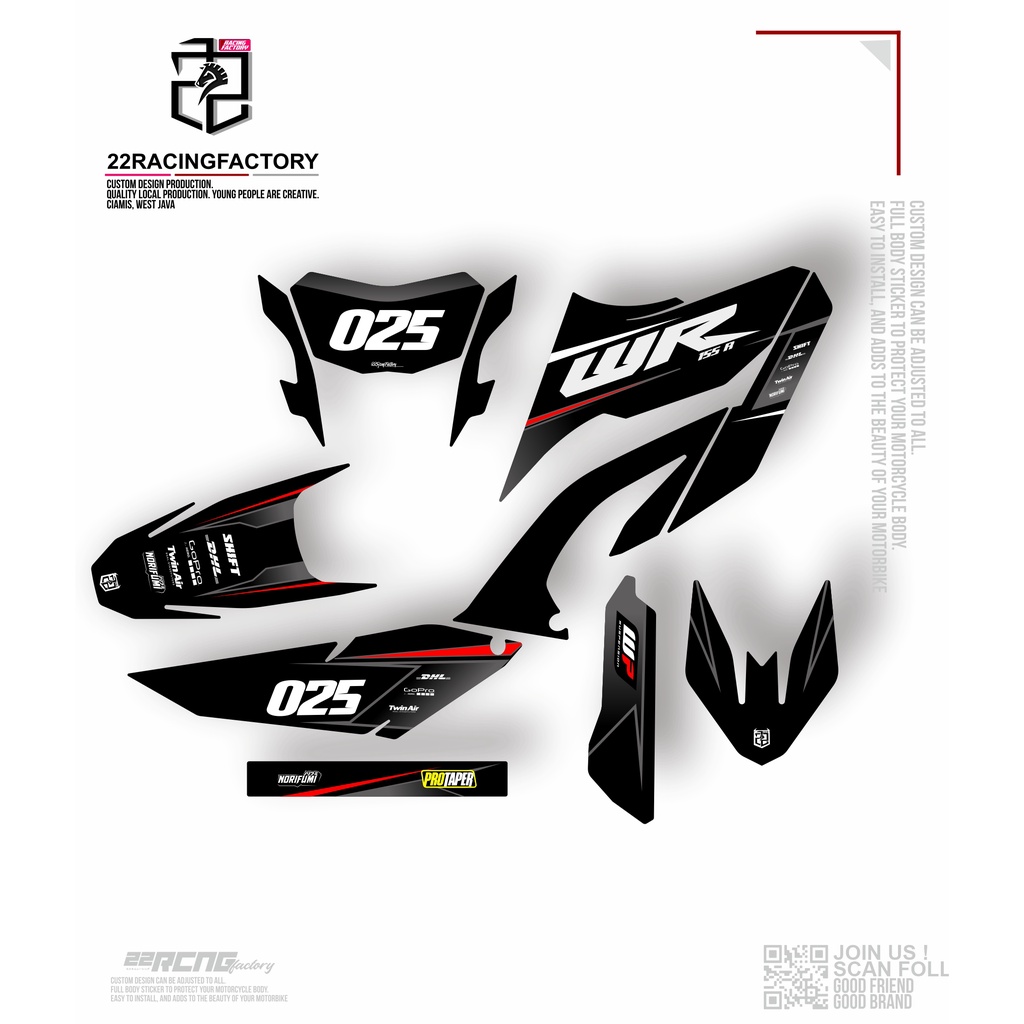 Yamaha WR155 CUSTOM Sticker DECAL | Shopee Philippines