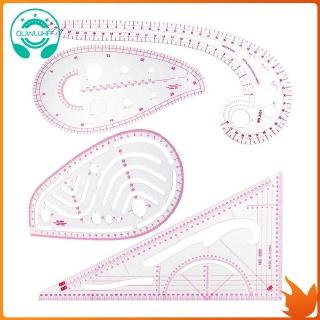 Sewing Ruler Set (4 Pcs) - Metric Ruler Set French Curve Pattern ...