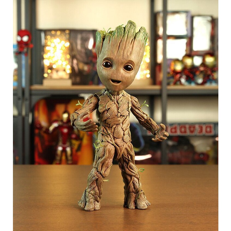 HT Guardians of The Galaxy Vol 2 Baby Groot Tree Man Life-Size 1:1 ...
