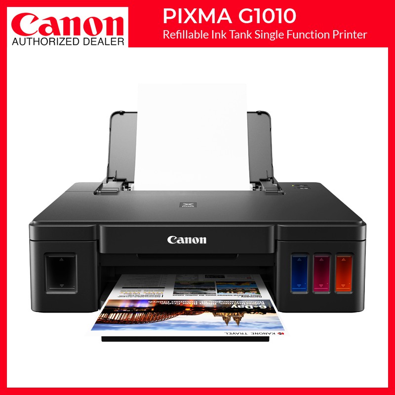Canon Pixma G1010 Single Function Printer with CISS Built In Ink Tank ...