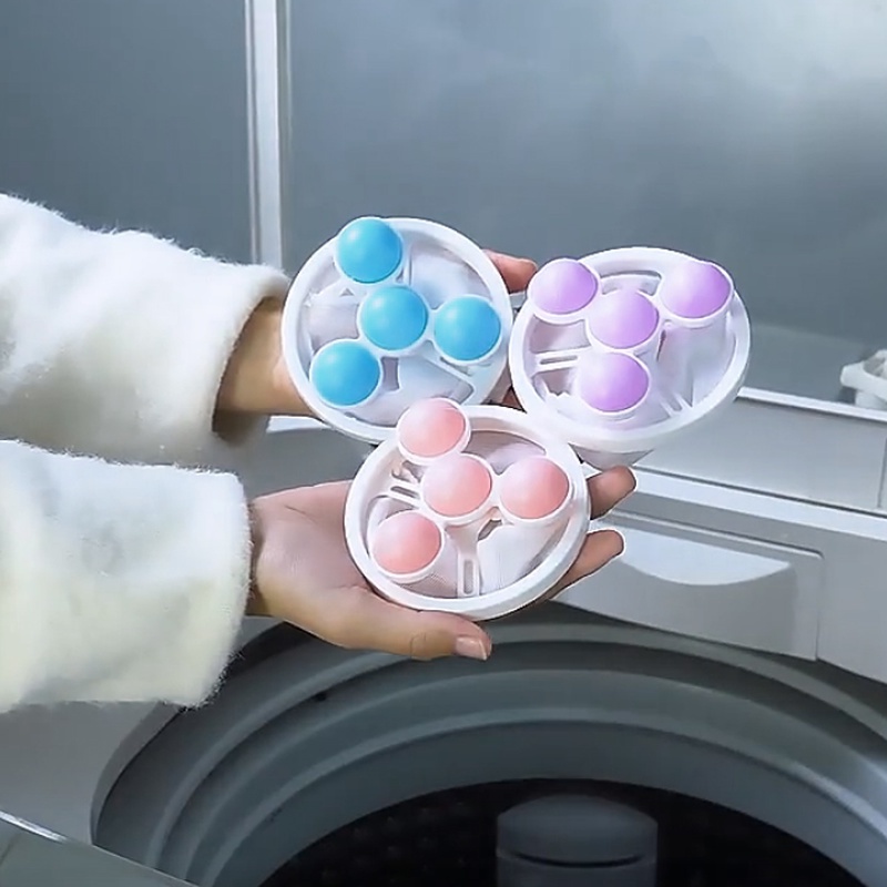 Household Washing Machine Universal Floating Filter Cleaning Bag ...