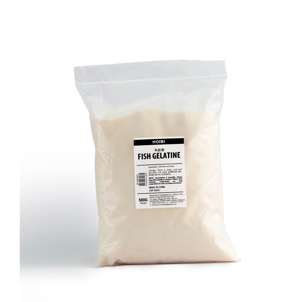 HOI Baker&Chef Fish Gelatin Powder 500G Fish Gelatine 500G | Shopee ...